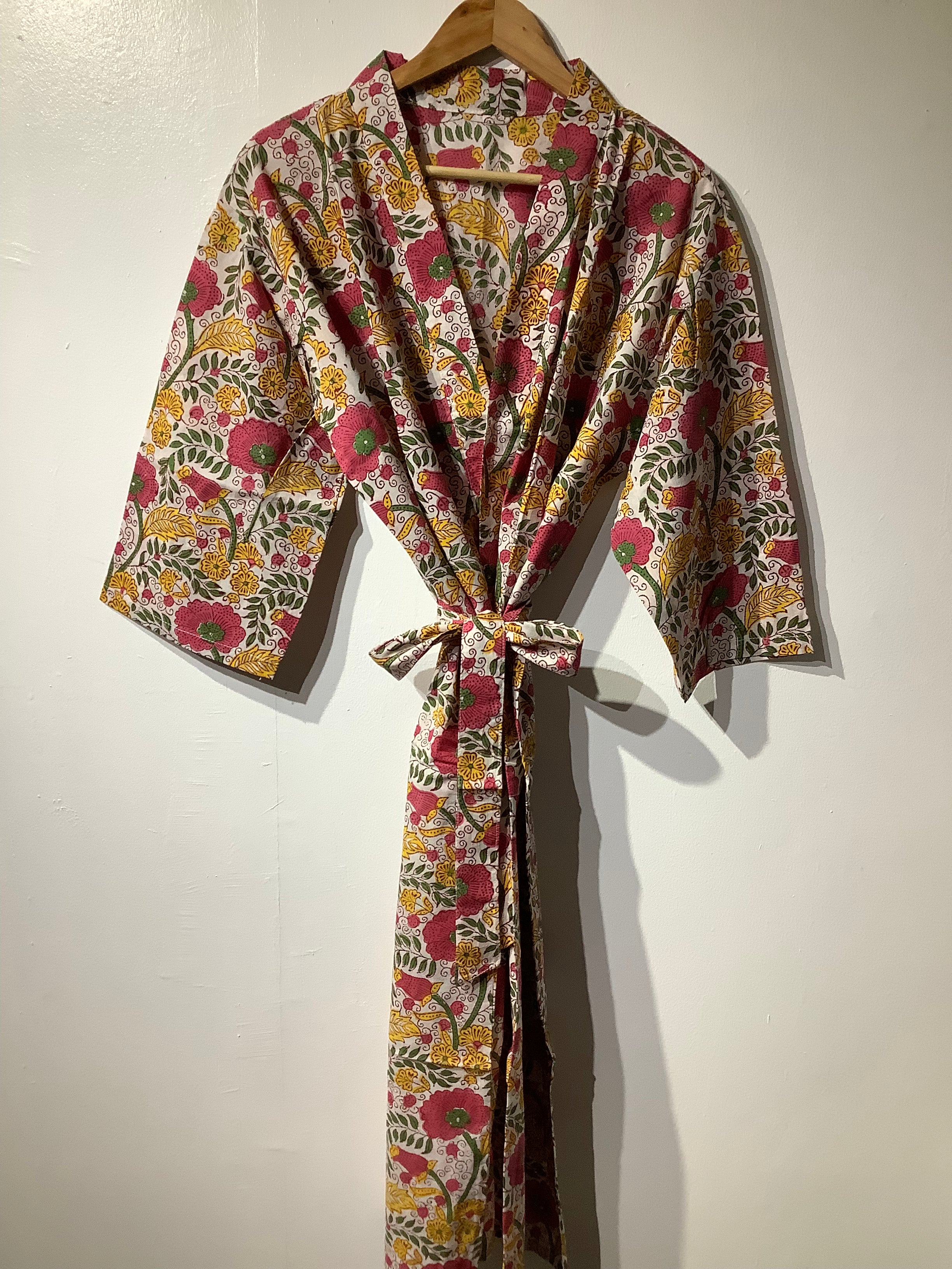 HELGA Long Kimono – HandBlocked Boutique Ph